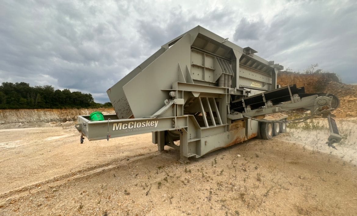 Peerless 45" x 24' Portable Rip Rap Plant